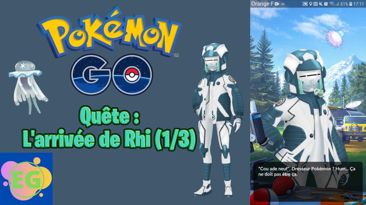 Quête : L'arrivée de Rhi (1/3) | Pokémon GO FR - YouTube