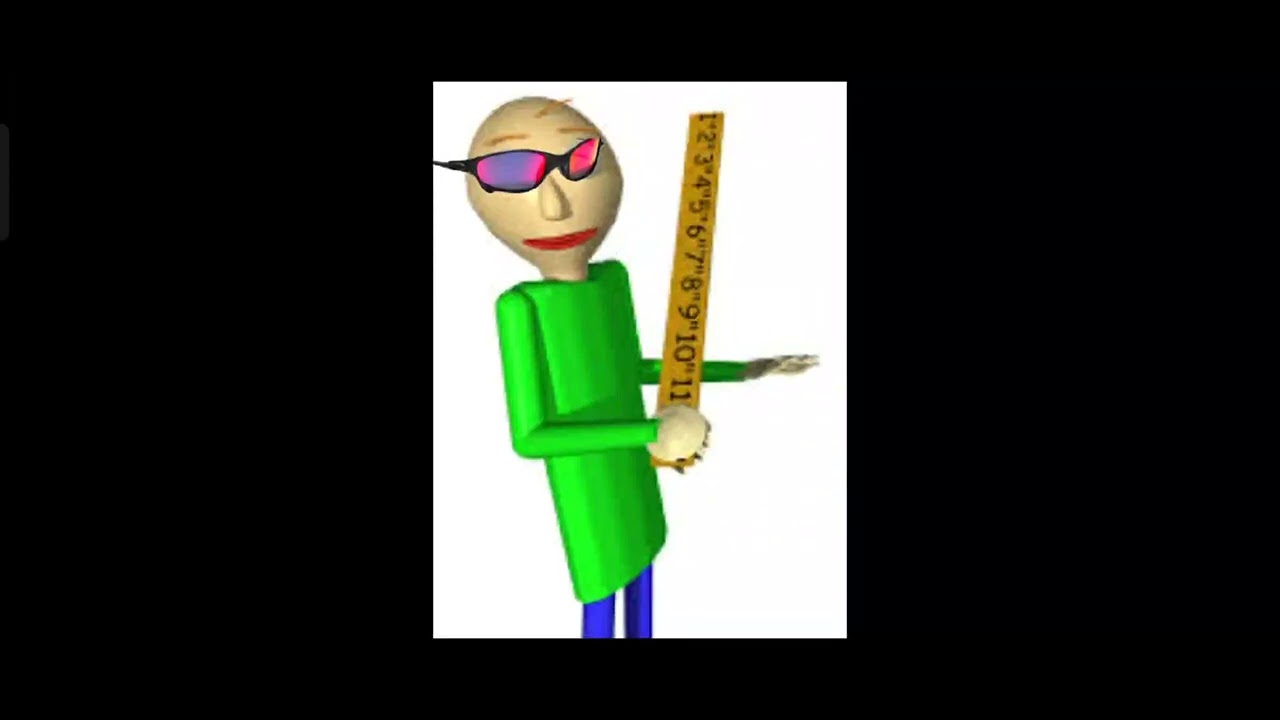 baldi basic pong - YouTube