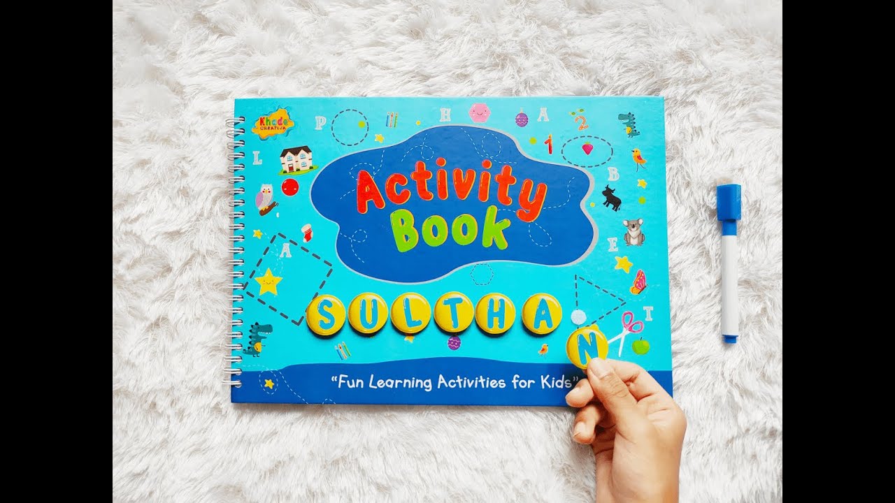 Activity Book #1 | Toddler activity book | Kids activity at home | DIY ...