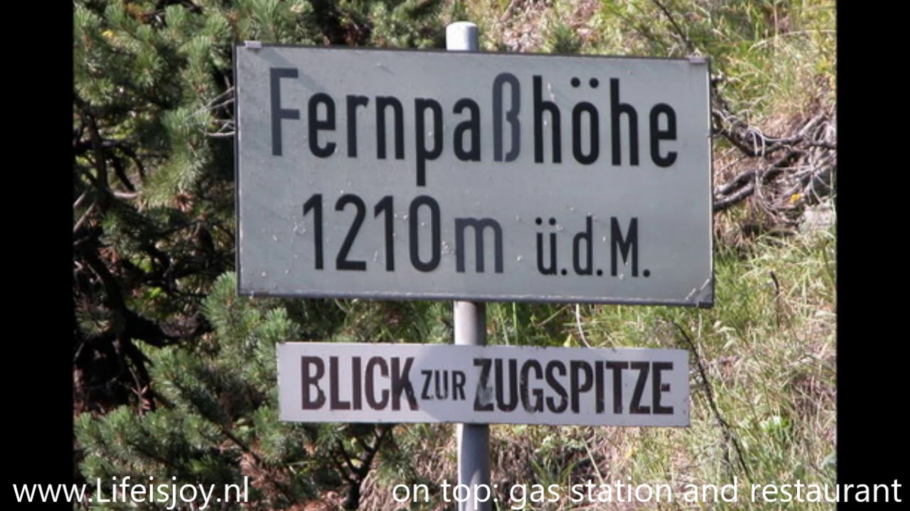 Fernpass connecting highway A12 Innsbruck to A7 Reutte in Austria - YouTube