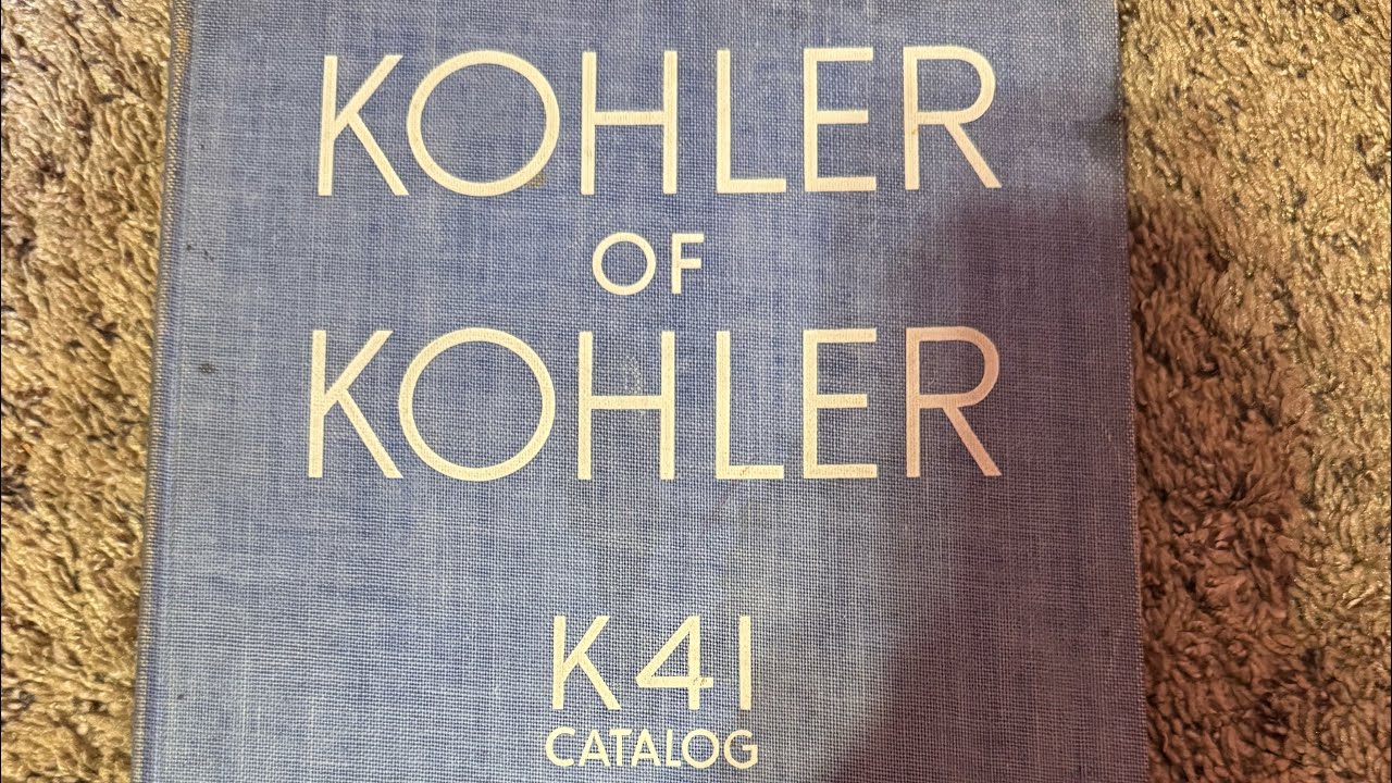 Kohler catalog flip through! - YouTube