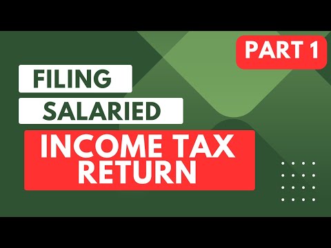 How to file income tax return online in Pakistan for salaried Person ...