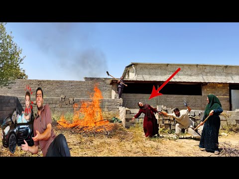 Fired Farmhouse: From Dry Firewood to Blazing Flames | Habib family Nomadic Life