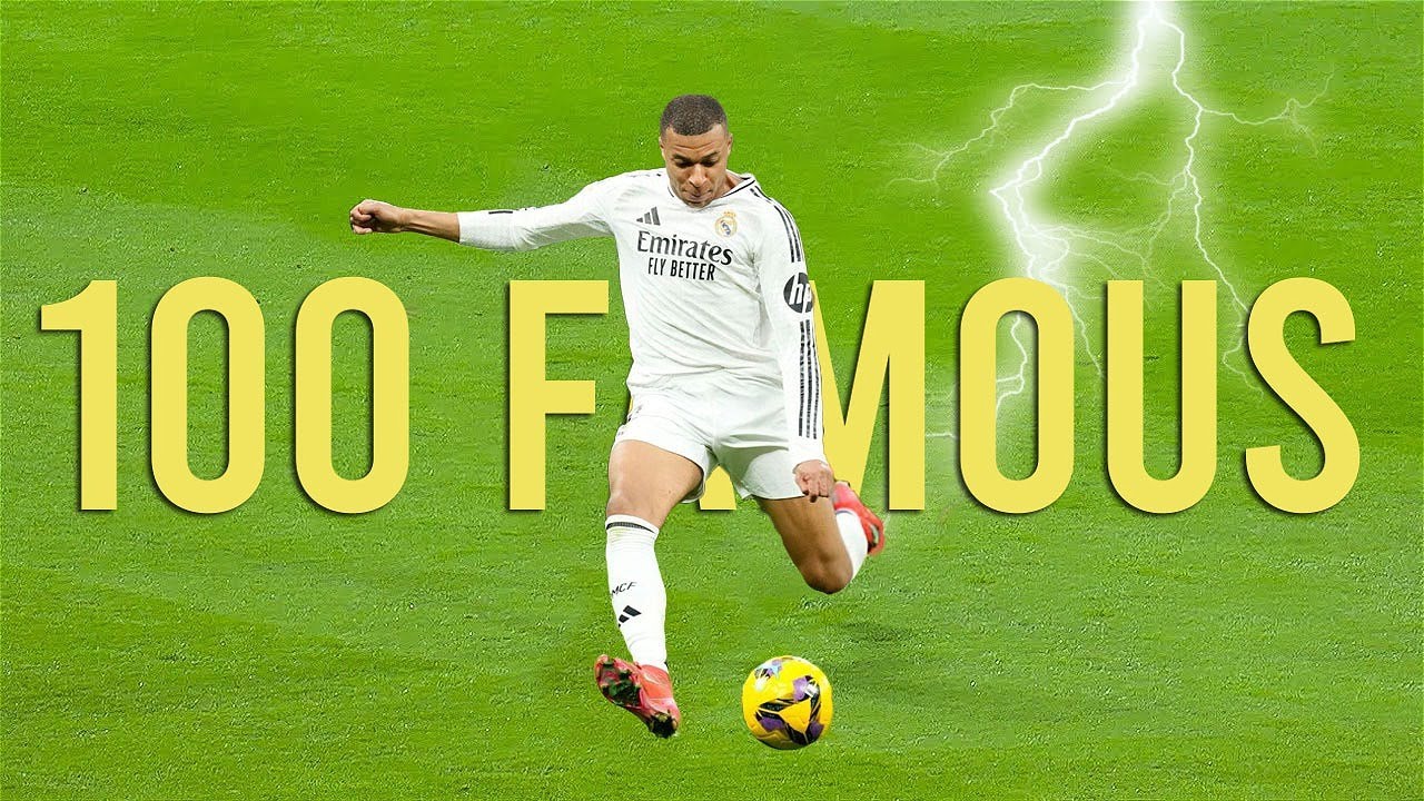 100 Incredible Goals by Famous Players - YouTube
