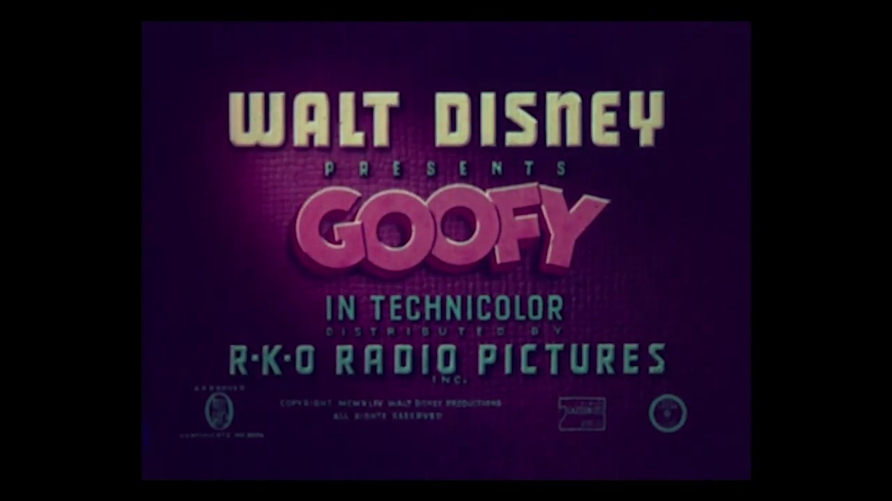 Goofy – Tiger Trouble (1945) – original RKO titles - YouTube