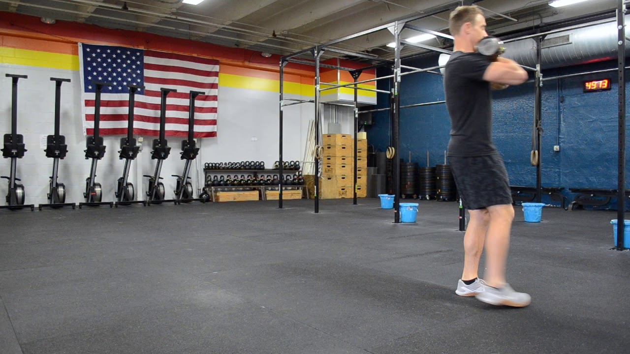 Dual Kettlebell Front Rack Carry - YouTube