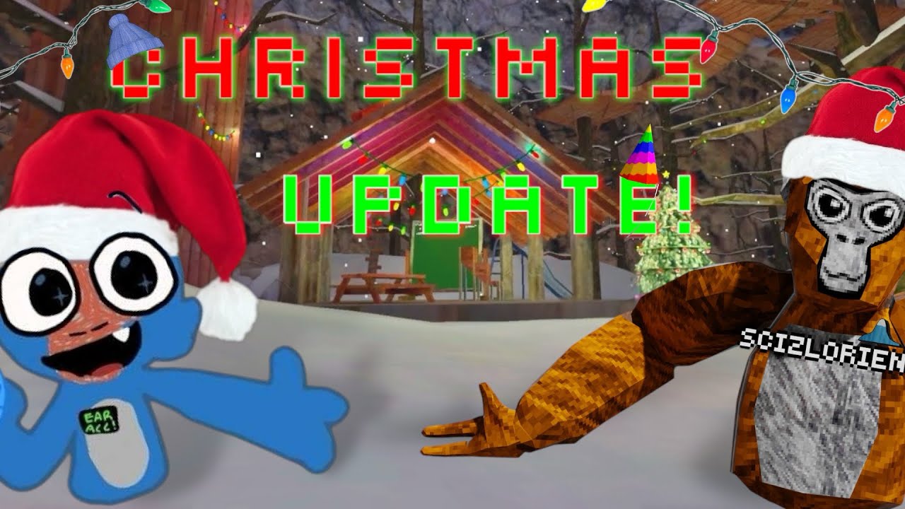 Gorilla Tag's New CHRISTMAS Update With Festive MONKE COSMETICS AND A ...