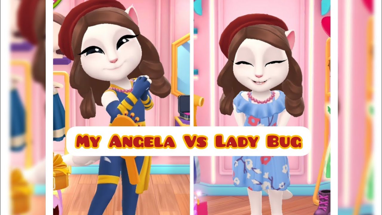 My Talking angela 2-Lady bug-princess-Mobile games 2023 - YouTube