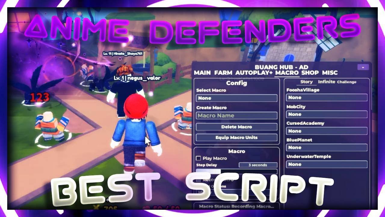[NEW] Roblox Anime Defenders Script 🗿 (Auto Farm, Marco, Infinite ...
