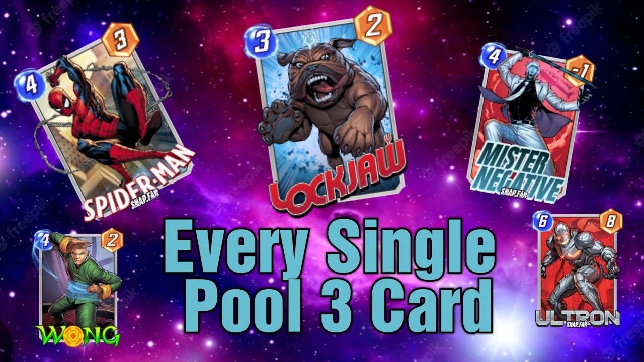 Every Pool 3 Card In Game. (Marvel Snap) - YouTube