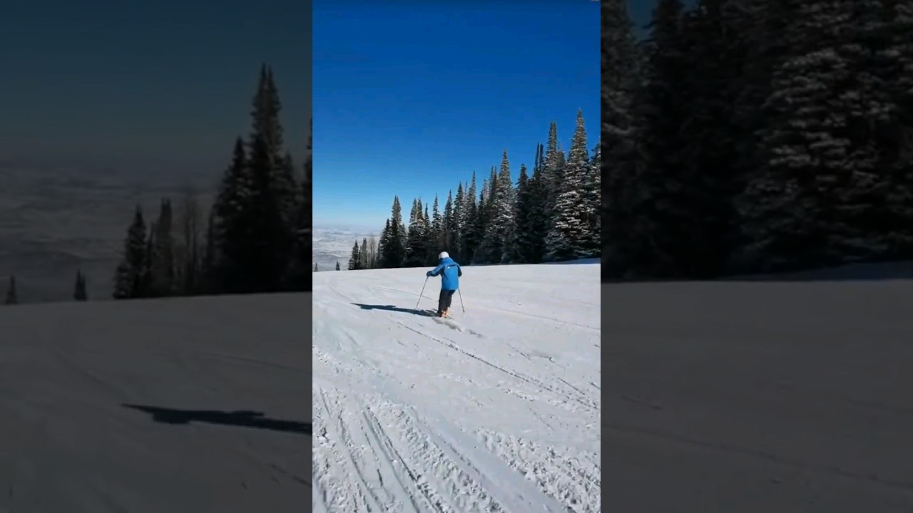 One ski skiing. Ski drill with single foot for balancing! #shorts - YouTube