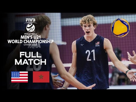 USA vs. Morocco - Pool A | Men's U21 World Champs 2025 - Full Match