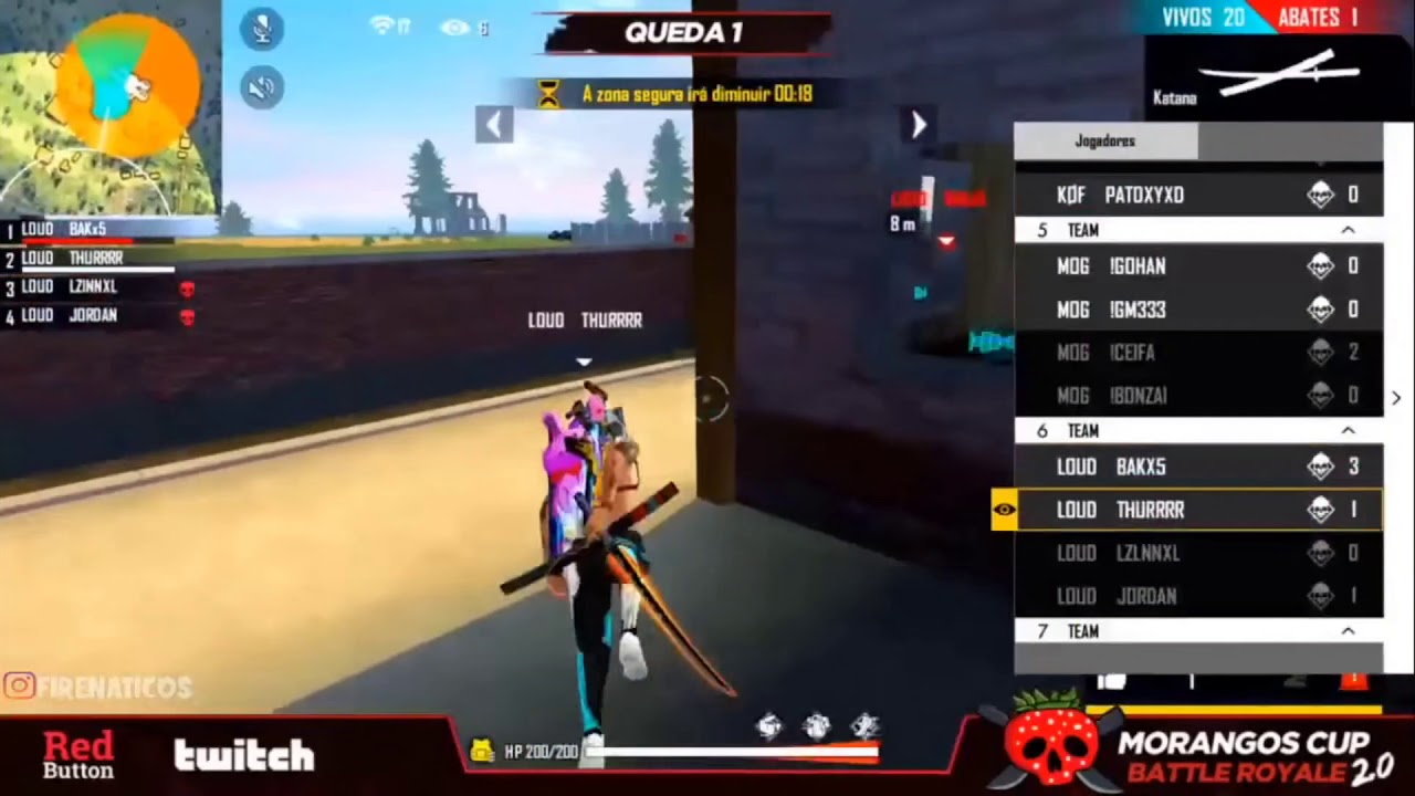 Free Fire Turzin é mostro de mais loud e o melhor time - YouTube