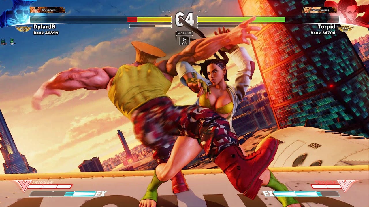 SF5 Ranked: Laura vs Guile - YouTube