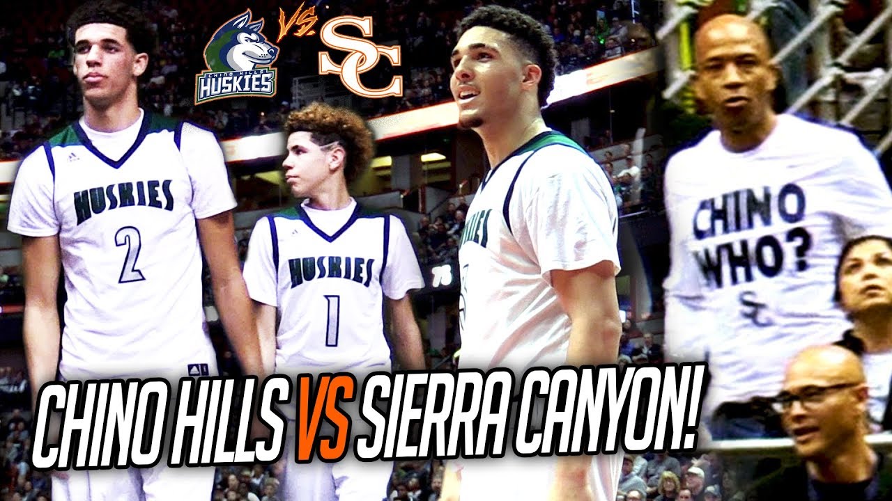 Lonzo, LaMelo & LiAngelo Each GO OFF! Chino Hills vs Sierra Canyon ...
