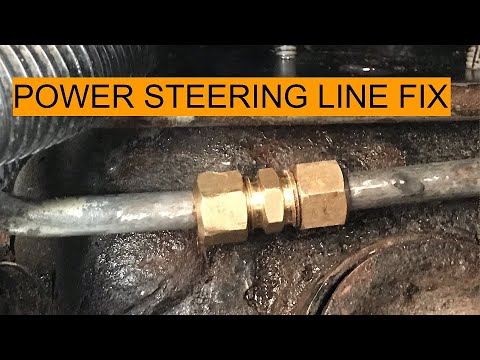 How to Fix a Power Steering Line Leak for under $20.00