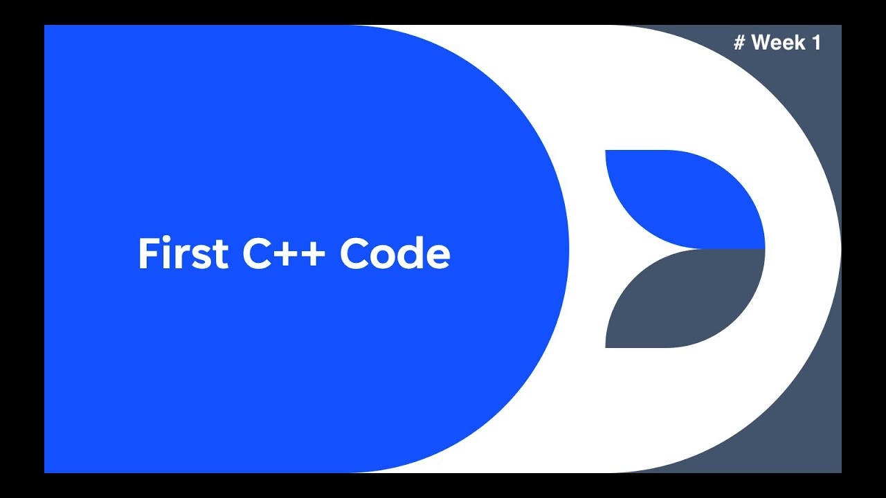 Cs50 With Cpp Week 1 1 First C Code كتابة اول امر Youtube 1397