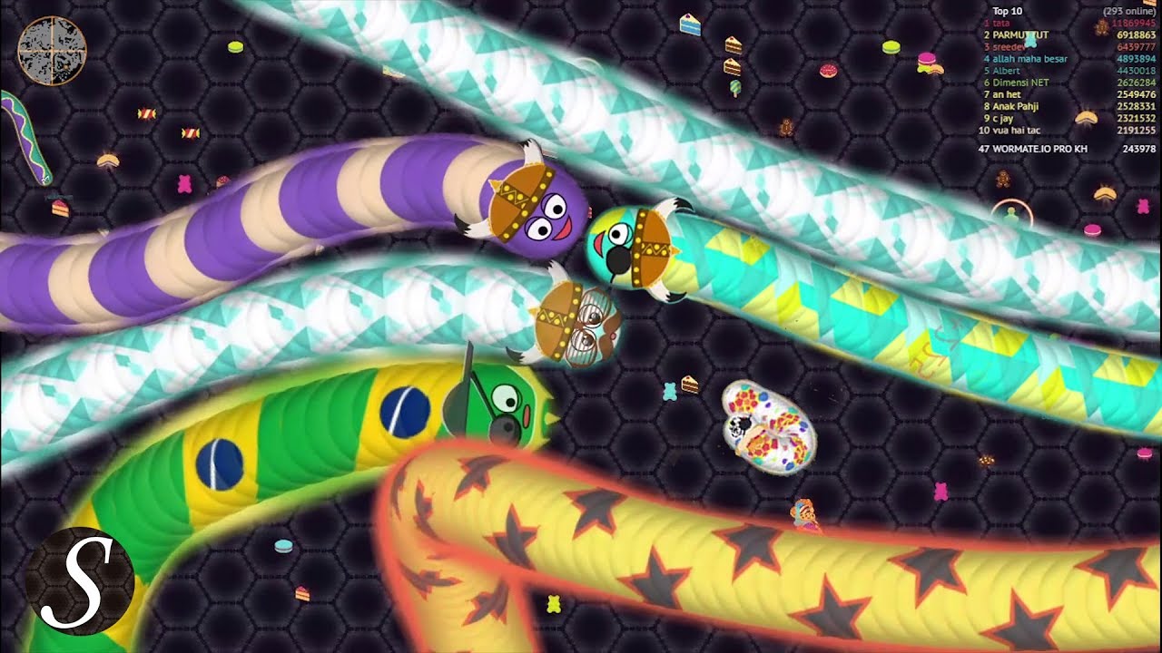 Wormate.IO The Amazing Mission Adventure of Epic Worm for the Fastest ...