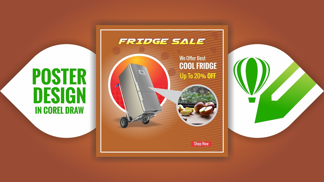 Fridge Banner Design | Poster Design - YouTube