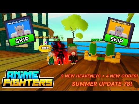 FINALLY! Summer Update 78 Has Arrived in Anime Fighters Simulator ...
