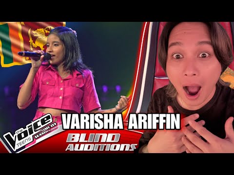 Varisha Ariffin | How You Like That | Blind Auditions | The Voice Teens Sri Lanka S3 REACTION