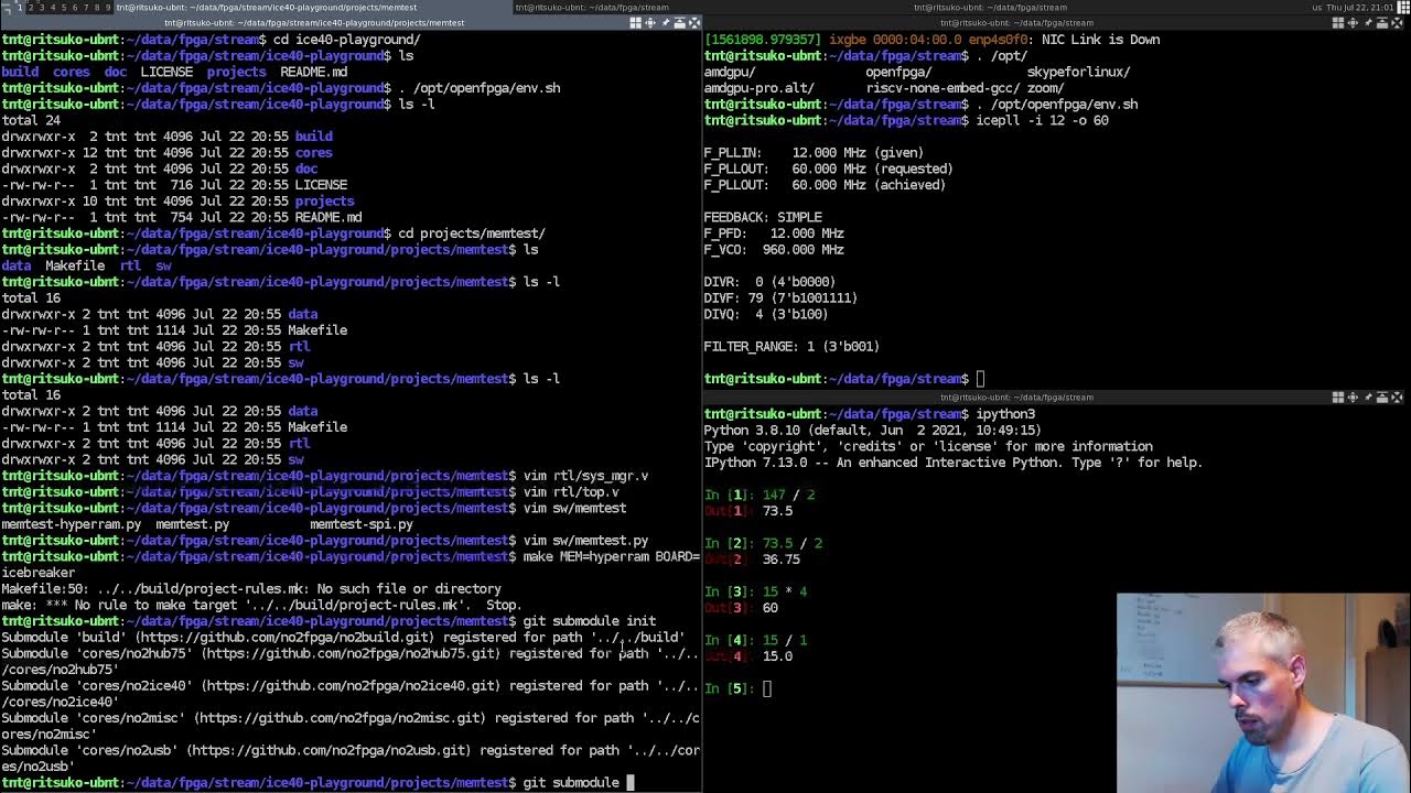 [stream] iCE40 Linux series: Initial Gateware (1/4) - YouTube