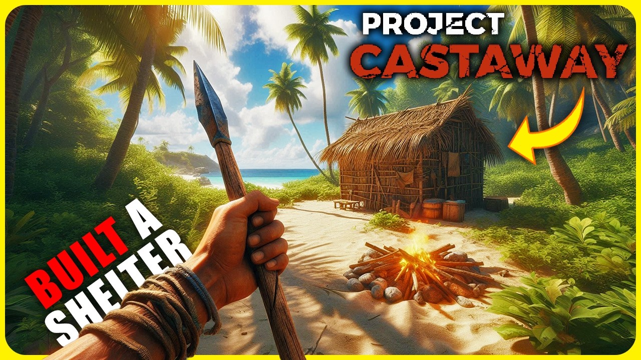 Building a Small Base in PROJECT CASTAWAY MALAYALAM - YouTube