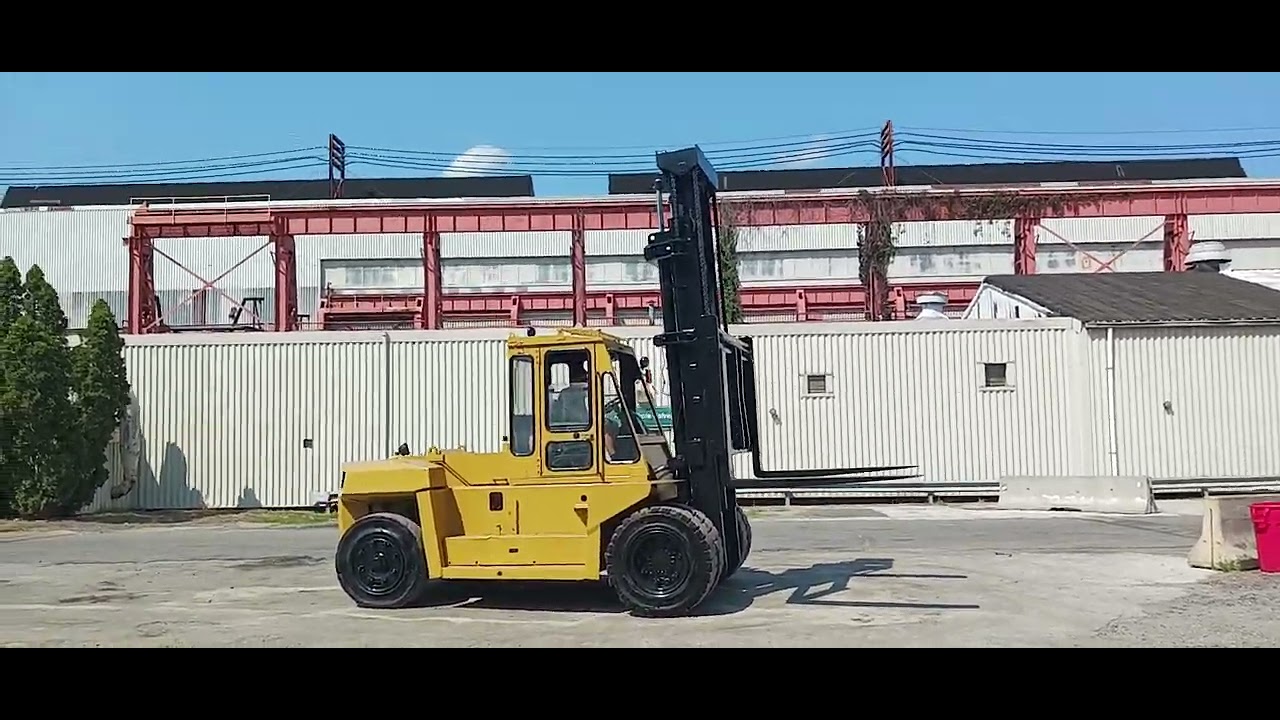 Caterpillar DP150 Diesel Forklift 2 Stage Mast - YouTube