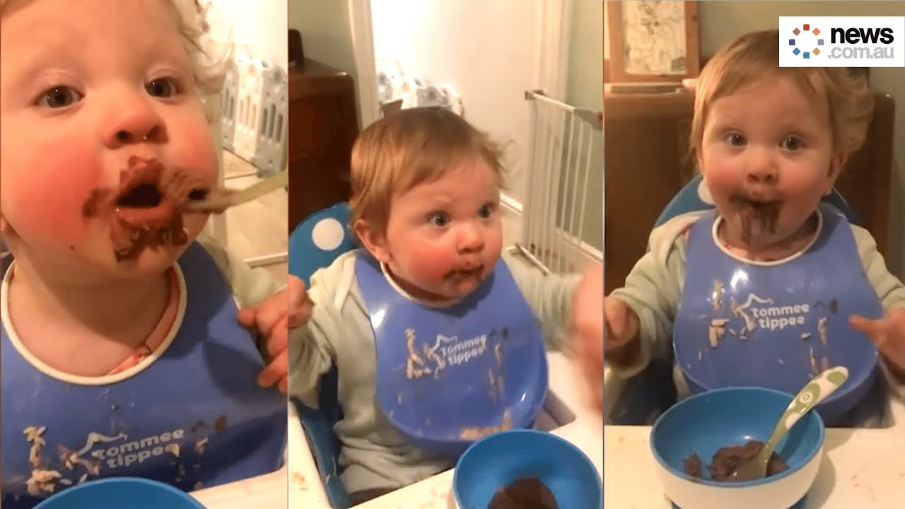 Baby Eating Chocolate