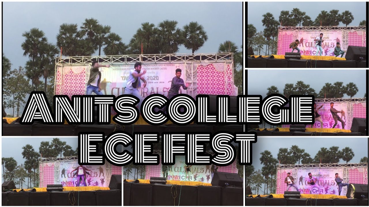 #Anits #college ECE FEST #TACHYON2020 #dj #ismartshankar #pawankalyan# ...