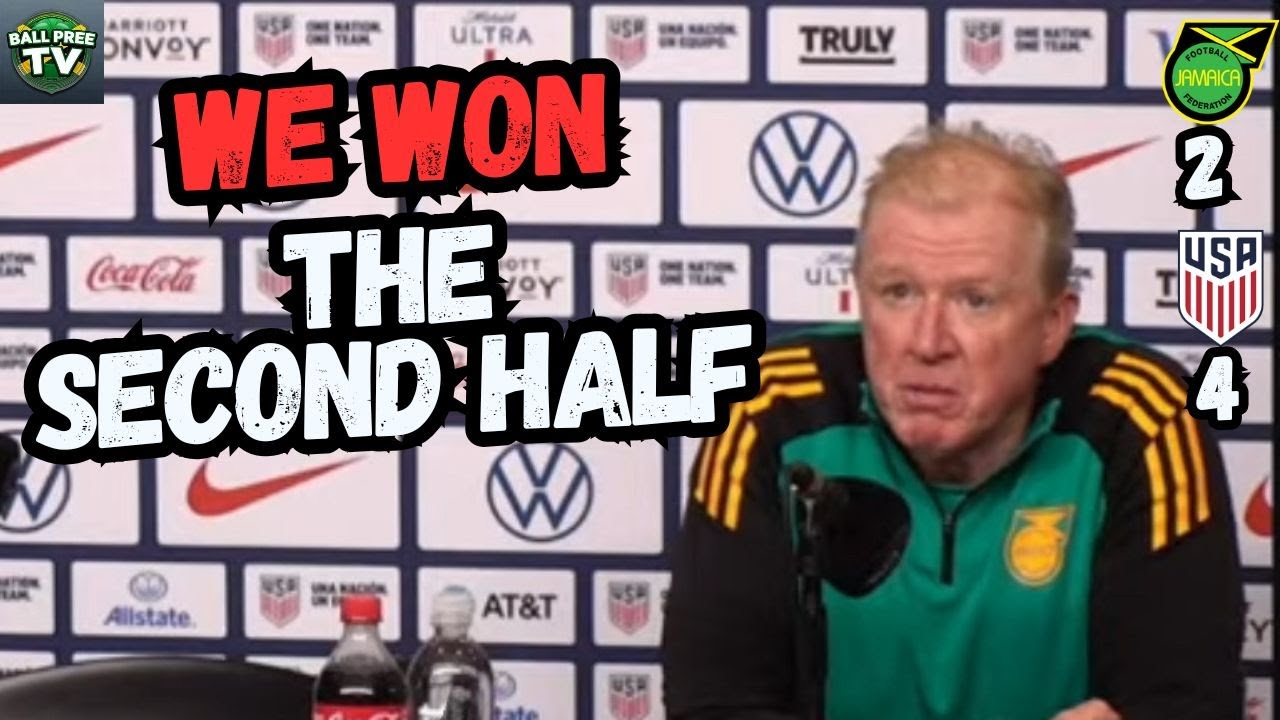 "We Won The Second Half" | Jamaica vs USA 2nd Leg Post-Match Press ...