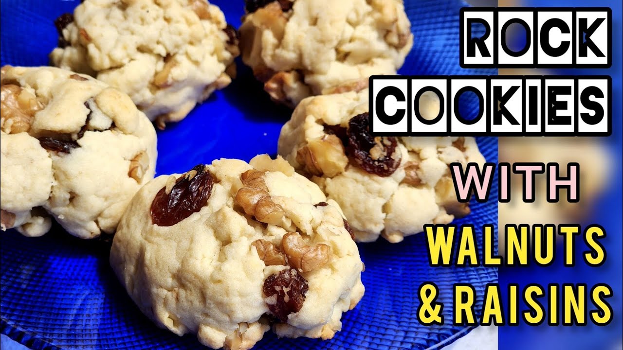 NOSTALGIA: ROCK COOKIES, SUPER EASY & QUICK TO MAKE #asmr - YouTube