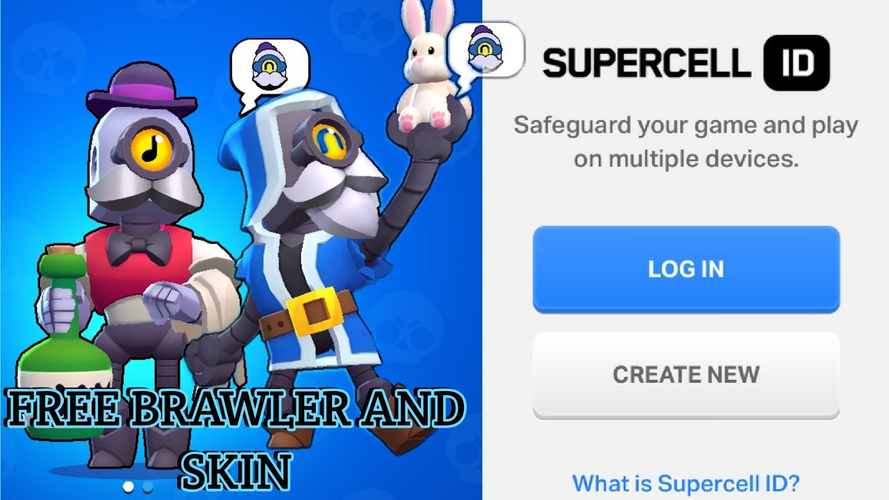 How to connect or login Supercoll ID |Brawl stars - YouTube