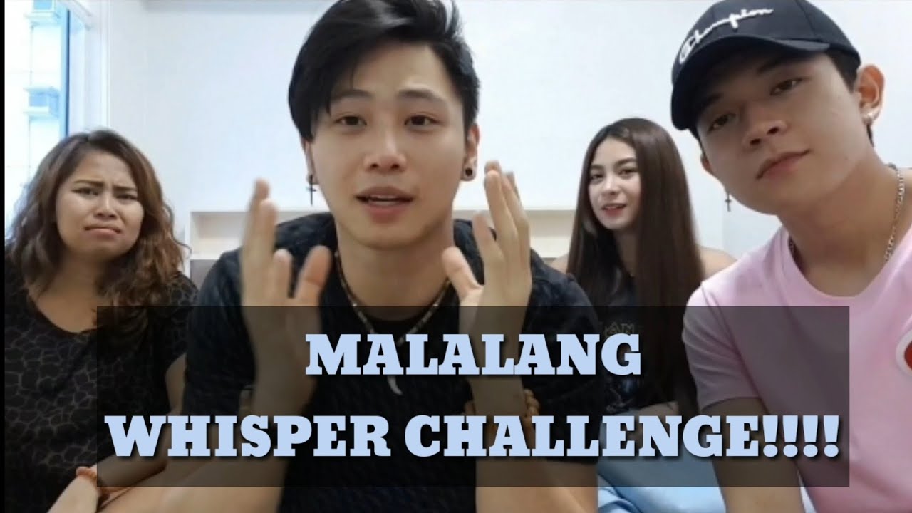 WHISPER CHALLENGE W/ BANINAY BAUTISTA, ROJEAN VIEL AND EDRIC GO! VLOG ...