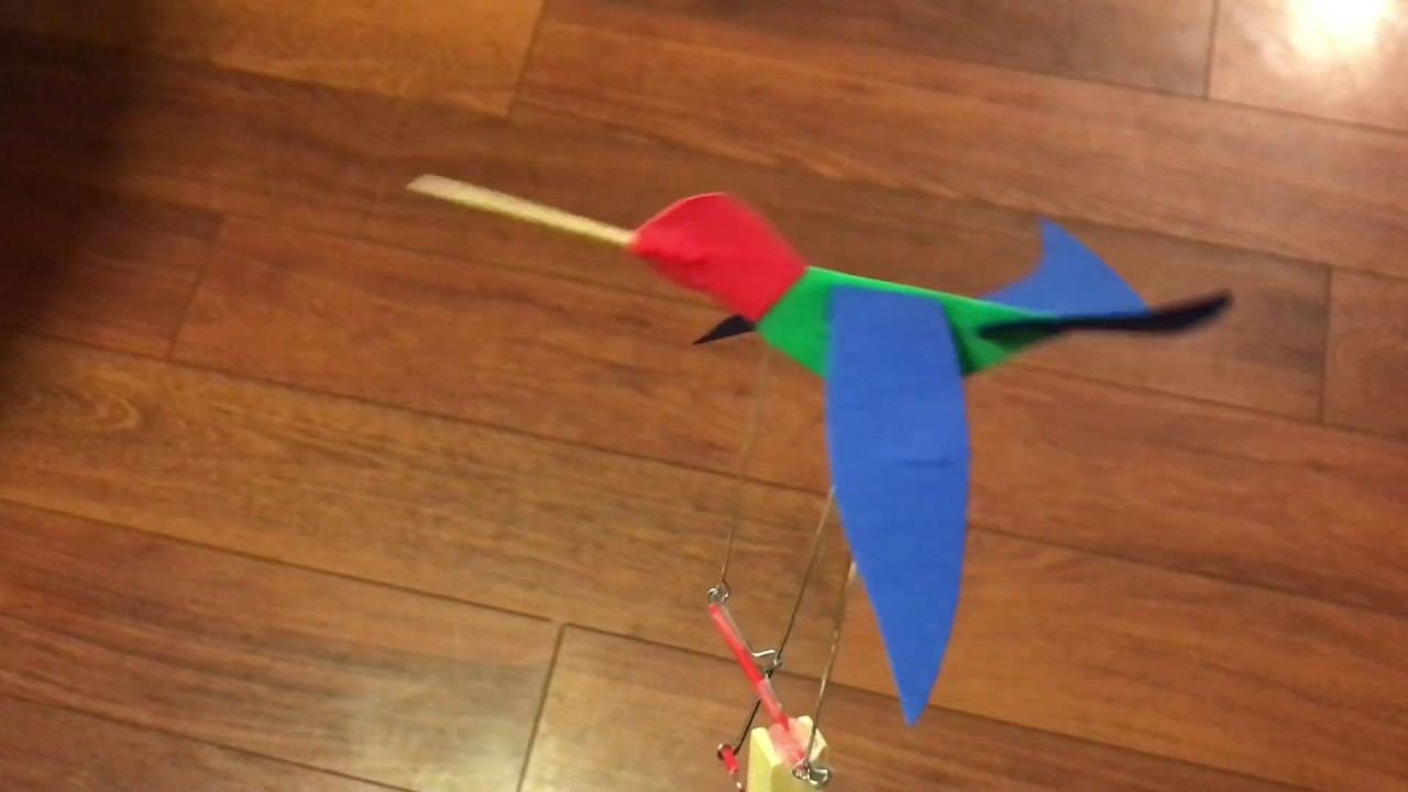 Hummingbird Automata Inspired by Rob Ives - YouTube