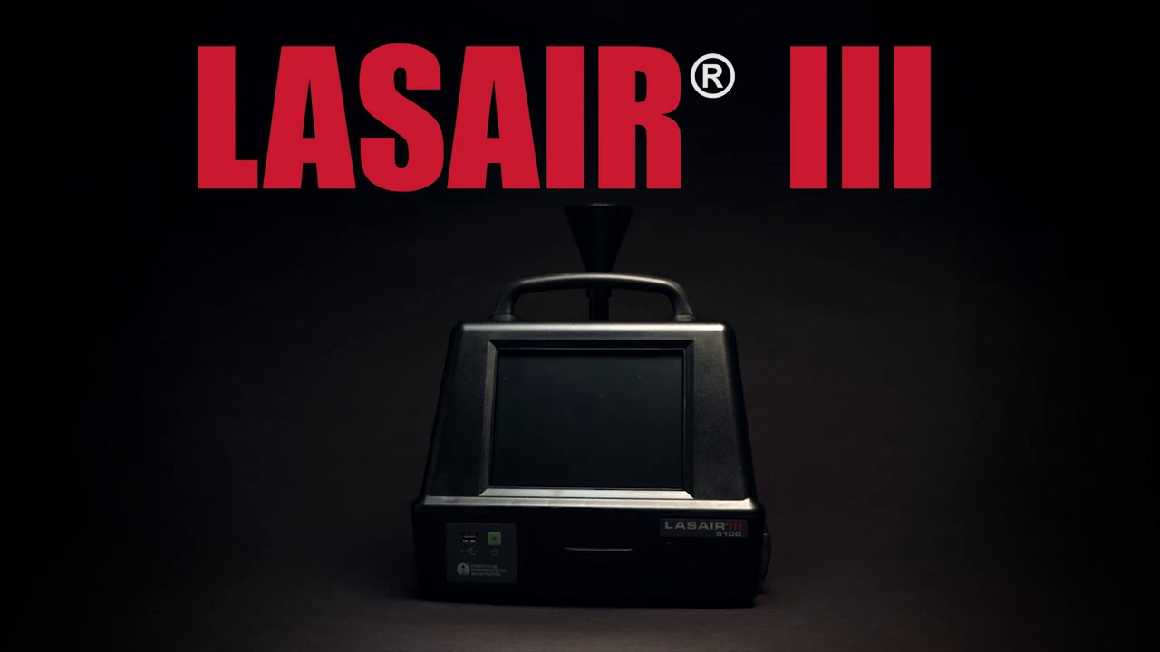 Lasair® III Aerosol Particle Counter - YouTube