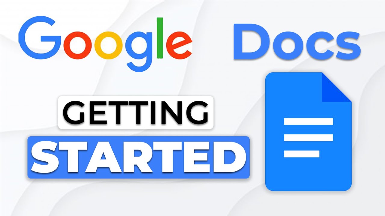 Google Docs: Getting Started - YouTube