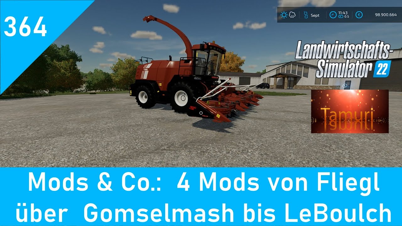 LS22 Mods & Co. 364: 4 Mods von Fliegl über Gomselmash bis LaBoulch ...