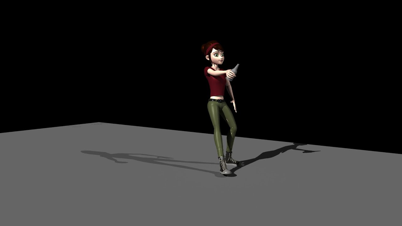 Drunk walk animation (unfinished) - YouTube