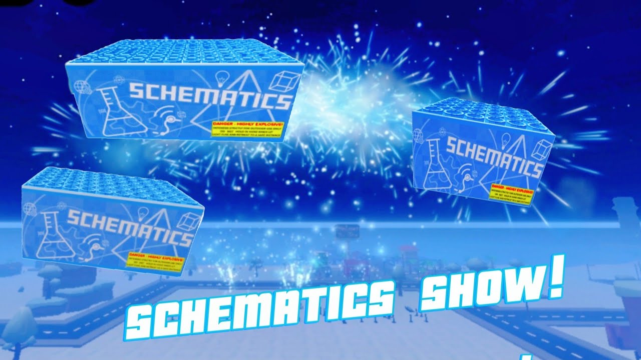 SCHEMATICS SHOW (Fireworks playground) Roblox - YouTube