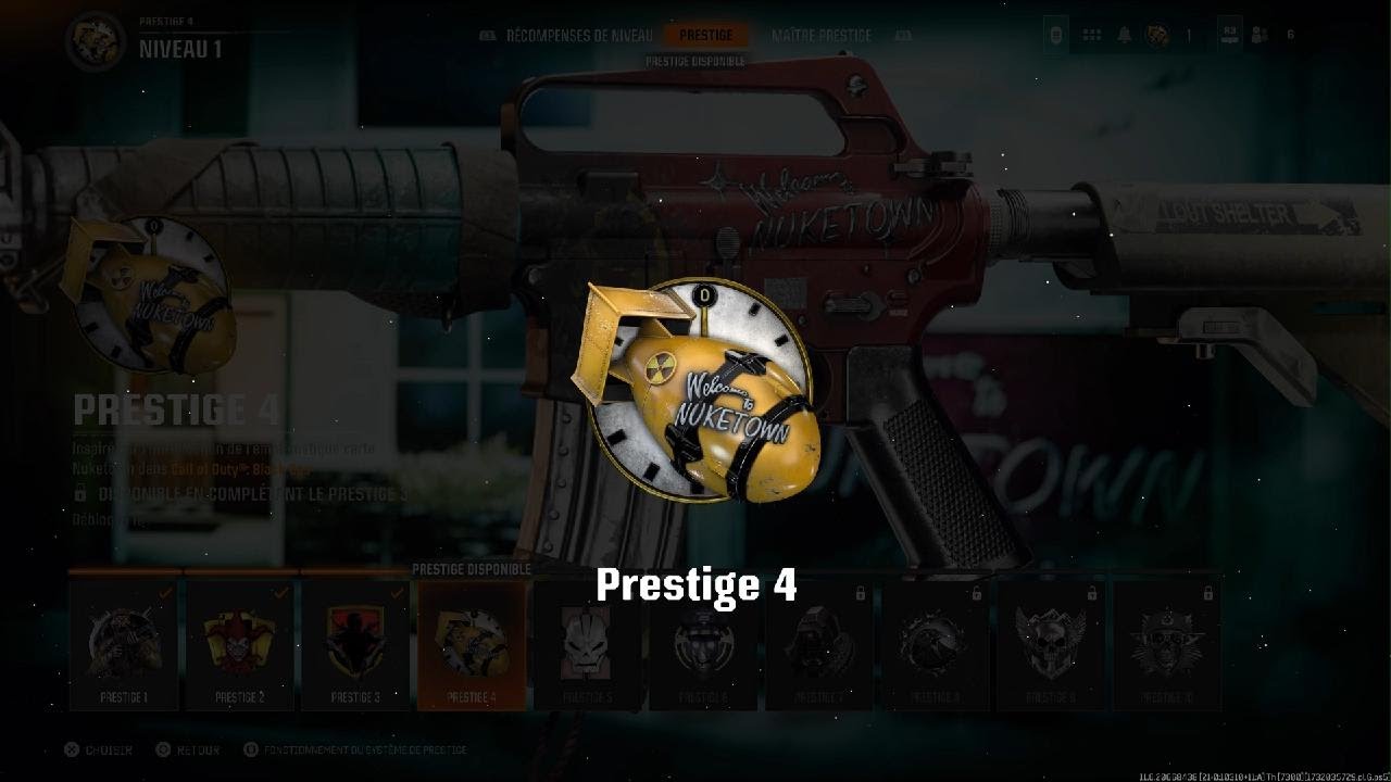 Je passe le Prestige 4 sur Black Ops 6 - YouTube