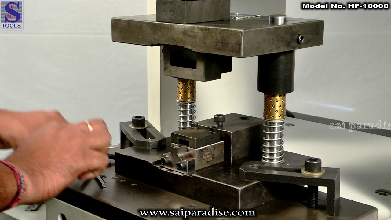 10 Ton / Battery Cable Crimping Machine - (HF 10000) - YouTube