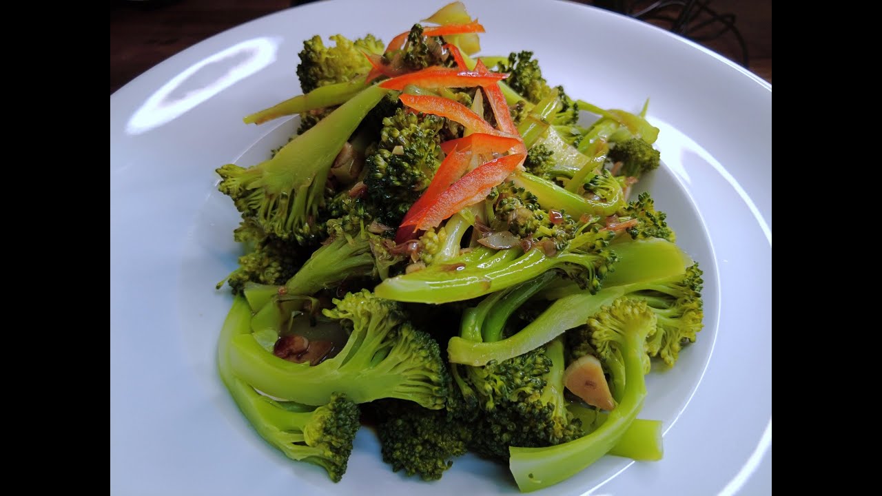 白灼西兰花# 蒜蓉西兰花#Vegan Broccoli# Vegetarian Broccoli - YouTube