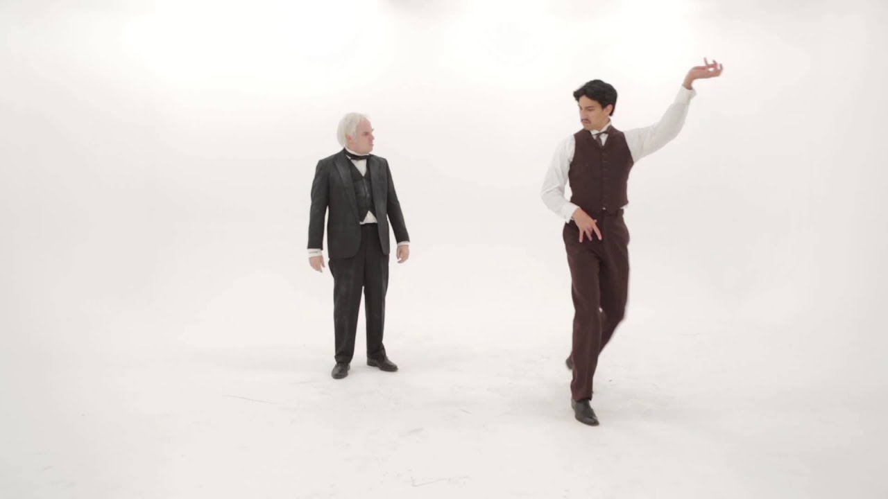 Nikola Tesla vs Thomas Edison. Epic Dance Battles Of History - YouTube