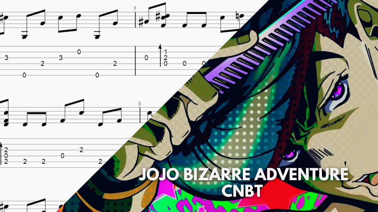 Jojo Bizarre Adventure Part 4 OP5 Crazy Noisy Bizarre Town Fingerstyle ...