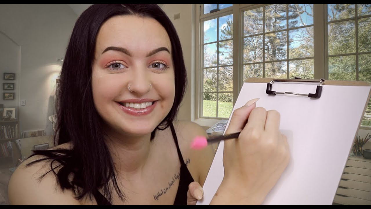 [ASMR] Artist Sketches Your Portrait RP - YouTube