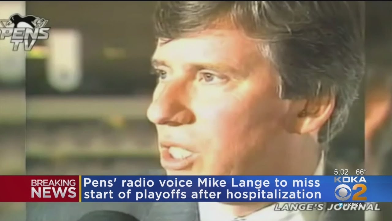 Penguins Broadcaster Mike Lange To Miss Game One Of Playoffs - YouTube