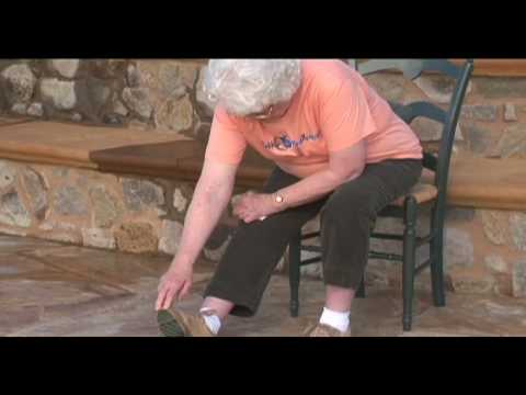 Senior exercise videos: HAMSTRING STRETCH - YouTube