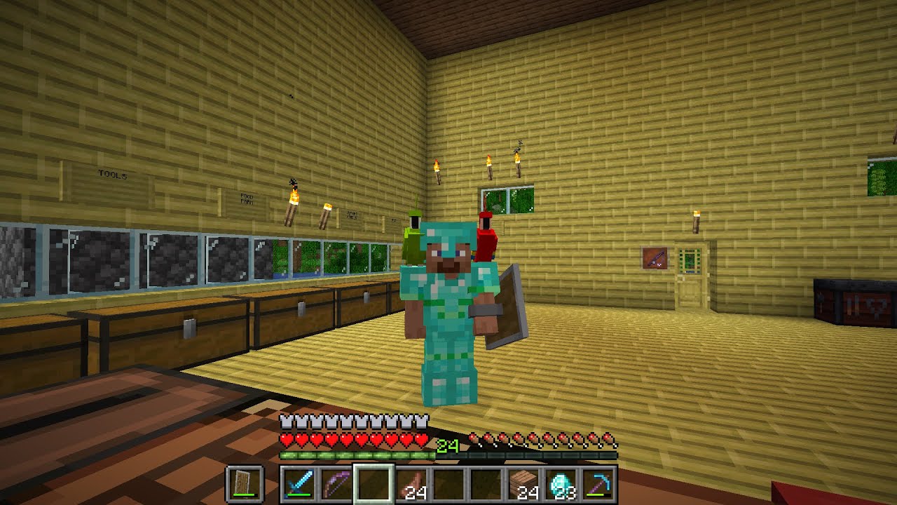 Minecraft Episode 30 - Updating my Railway and a little bit of mining # ...