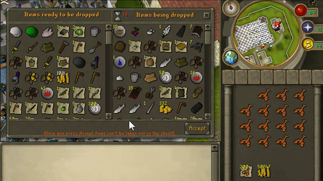 #2 Lucky at Runescape Party room drop!!! - YouTube